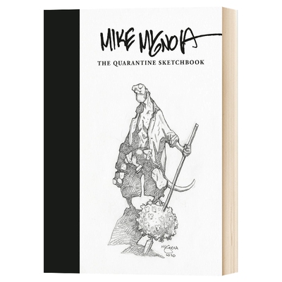 精装 迈克米格诺拉草稿集素描画集画册 Mike Mignola The Quarantine Sketchbook 英文原版 地狱男爵作者 黑马漫画