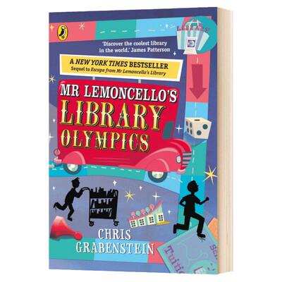 神奇图书馆系列2 英文原版 Mr Lemoncello's Library Olympics 国际大奖小说 青少年英语课外阅读 英文版进口原版书籍