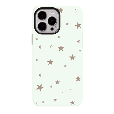 薄荷绿五角星适用苹果17promax手机壳iphone16pro菲林磁吸支架个性华为P80小米15小众vivo防摔保护壳oppo撞色