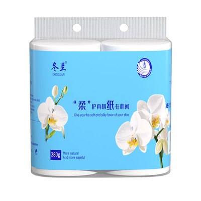 冬兰卷纸家用2大卷实惠装