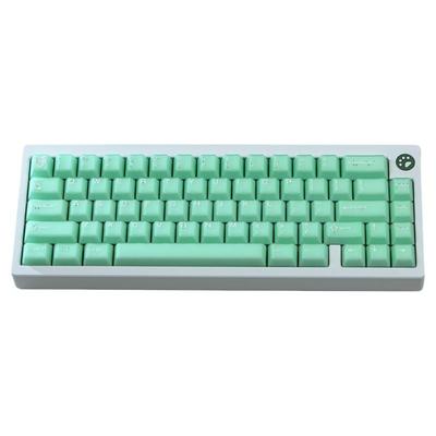 爱菲汉白玉青玉半透pbt二色键帽