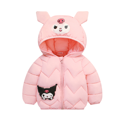 库洛米新款儿童棉服秋冬季外套