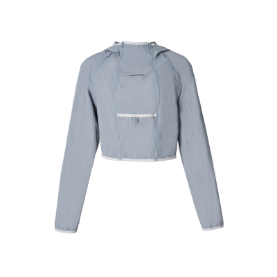 【廓壳外套】UPONPRO夏季可拆卸防晒衣修身UPF100+轻薄连帽外套女