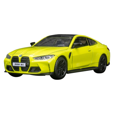 合金外壳双开门声光回力玩具车