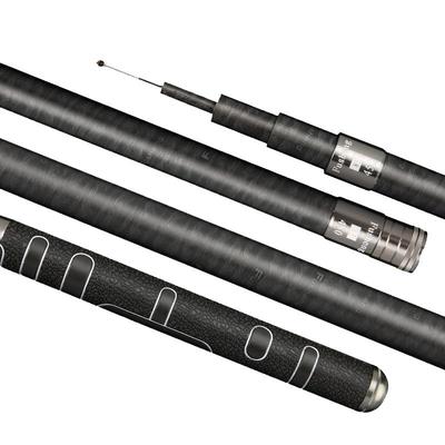 钓鱼竿黑坑黑棍6h8h10h台钓竿