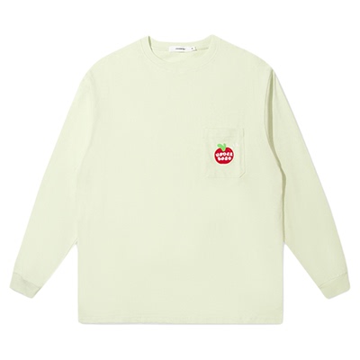 UNDERBOB修身打底衫口袋长袖T恤