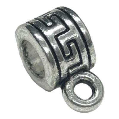 高保色合金复古风提溜扣头隔珠