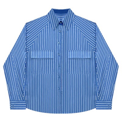 HONORE古月  Stripes edition 天丝假日超薄条纹防晒衬衫