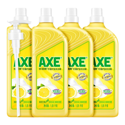 AXE斧头牌洗洁精柠檬香型4大瓶