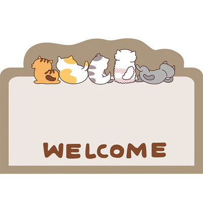 dmf可爱卡通入户门地垫