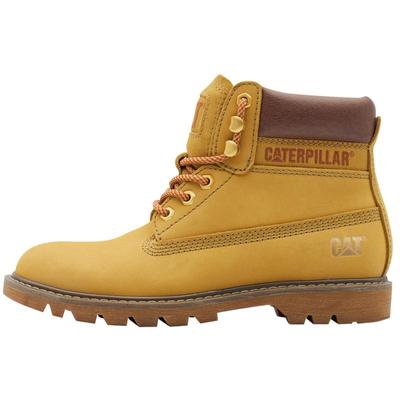 CAT卡特秋冬新品女士户外复古牛皮高帮轻便大黄靴女靴工装靴