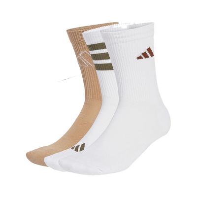 Adidas阿迪达斯男袜女袜2025秋季新款LOGO PACK 3PP运动袜JW3646