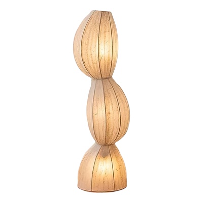 设计师草裙日式侘寂风氛围落地灯