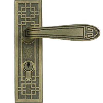 中式大全家用外装青古铜静音门锁