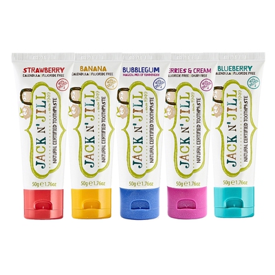 JackNJill无氟儿童牙膏趣味组合