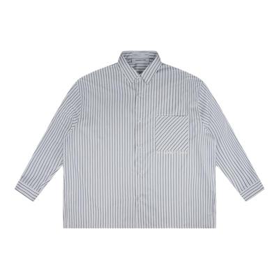 硅胶刻版立体工艺印花条纹衬衫