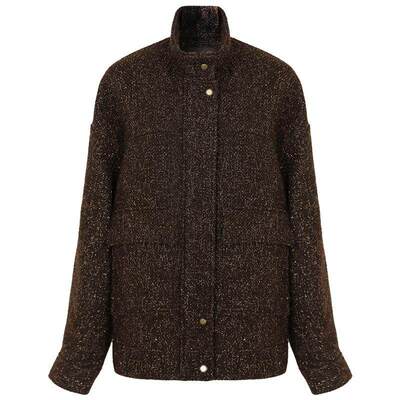 知识分子风气质花呢夹克