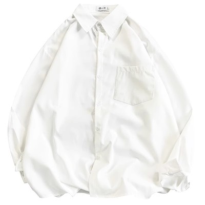 dk内搭宽松学院风少年感休闲衬衣