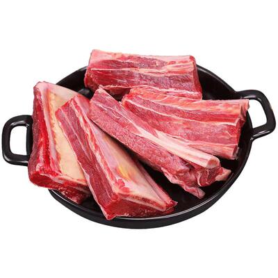 原切四肋黄膘牛排肉质鲜嫩多汁