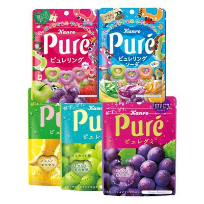日本甘乐pureKANRO水果果汁软糖