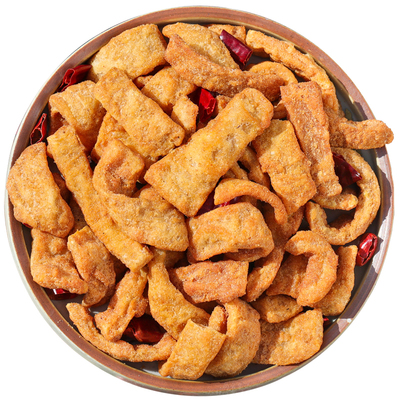 香酥猪皮酥脆爽口肉香浓郁解馋爽