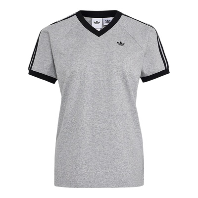 Adidas/阿迪达斯正品三叶草VNECKT-SHIRT新款女经典短袖T恤KU4771