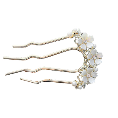 高级感森系ins风U型发簪珍珠