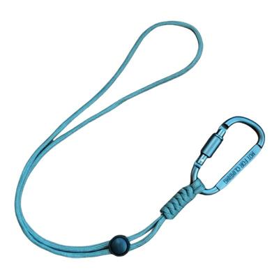 带锁弹簧挂绳铝合金扣钓鱼失手绳