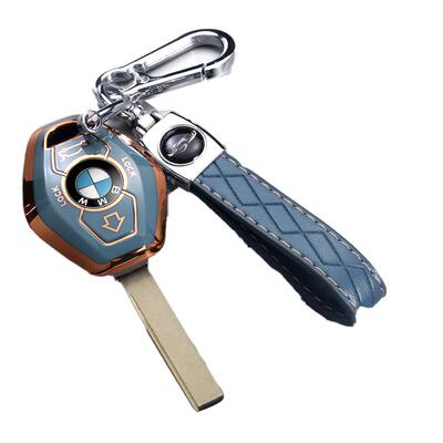 钥匙套tpu软胶金光闪闪宝马简约