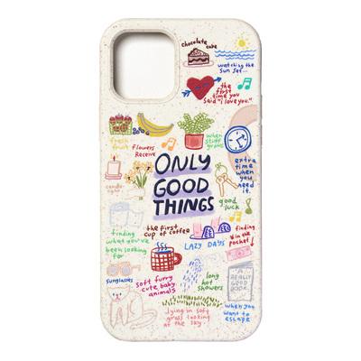 ins风手绘插画适用于苹果降解壳