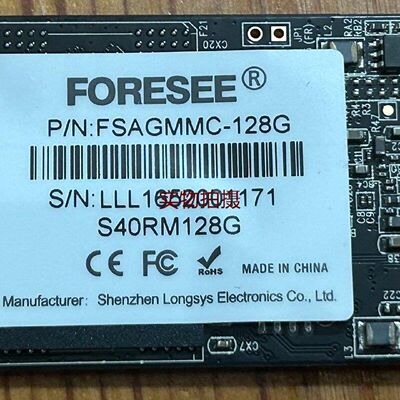 询价-FORESEE江波龙128Gmsata固态基本未使用健
