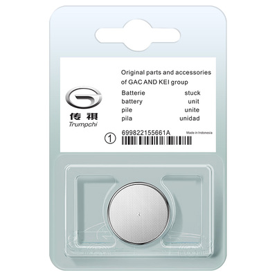 传祺M8影豹M6 GS4 GS8 GS3汽车遥控器钥匙电池原装CR2032