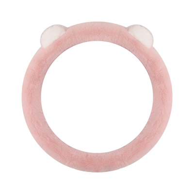 方向盘套冬季女士可爱短毛绒加热2024新款汽车把套保护套毛茸茸