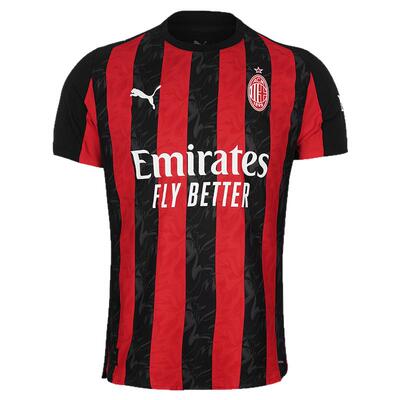 天朗足球彪马25/26赛季AC米兰主场球迷版球衣短袖足球服779962 01
