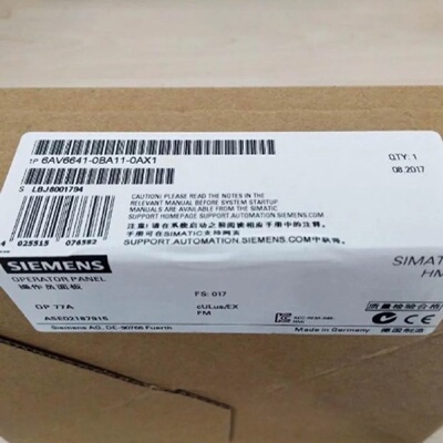 议价西门子6AV66410BA110AX1OP77A触摸屏6AV6641-0BA11-0AX1现货