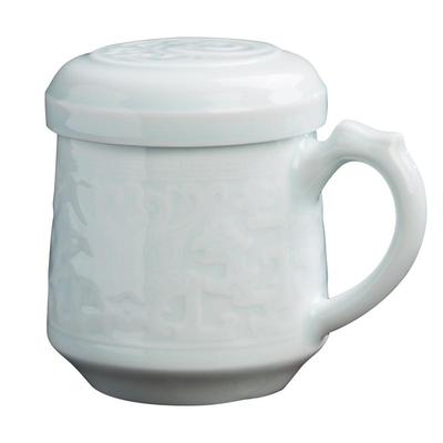 景德镇官方陶瓷纯色办公杯