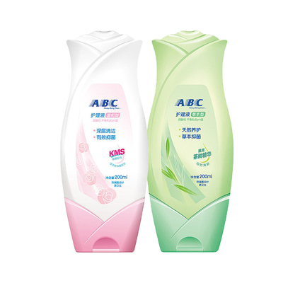 abc卫生女性私处洗液护理液200ml