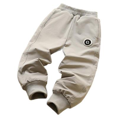 冬季新款男童三层加厚棉裤防风裤