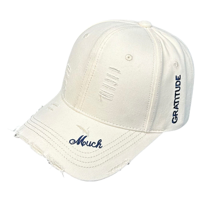 韩版字母破洞棒球帽冬季遮阳