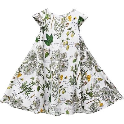 Qimoo女童可爱印花甜美连衣裙