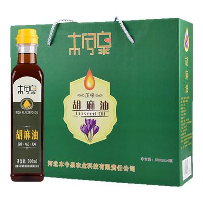 纯胡麻油亚麻籽油木兮泉
