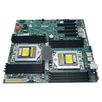 超微H11DSI 双路服务器主板AMD霄龙2代CPU 4U散热器套装7532 7K62
