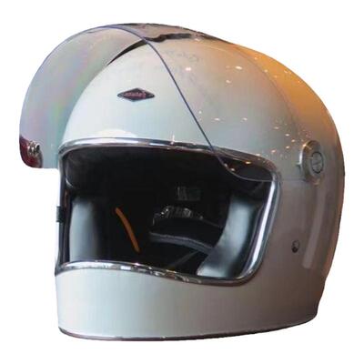 电镀银全可拆卸内衬摩托车四季