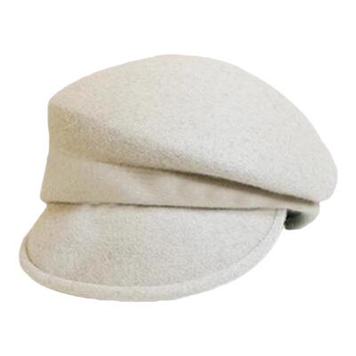 fever同款纯羊毛复古马术帽冬季