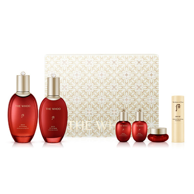 【新年礼物】Whoo后津率享平颜润肤保湿水乳套装礼盒熟龄肌