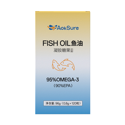 AokSure澳诗纯深海鱼油rTG结构95%高纯度EPAOmega欧米伽3成人鱼油