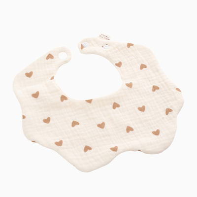 透气婴儿口水巾纯棉纱布围嘴春秋