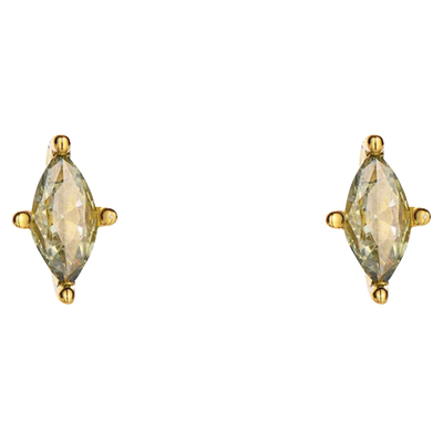 BENSHENG抹茶甜心925纯银耳钉女