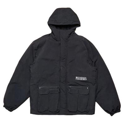 PLEASURES简约字母漫步印花夹克