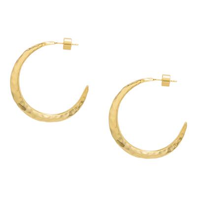 秦岚同款tendersociety锤纹耳环